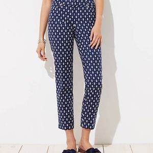 LOFT | Pants & Jumpsuits | Nwt Loft Diamond Dot Riviera Pants In Julie ...